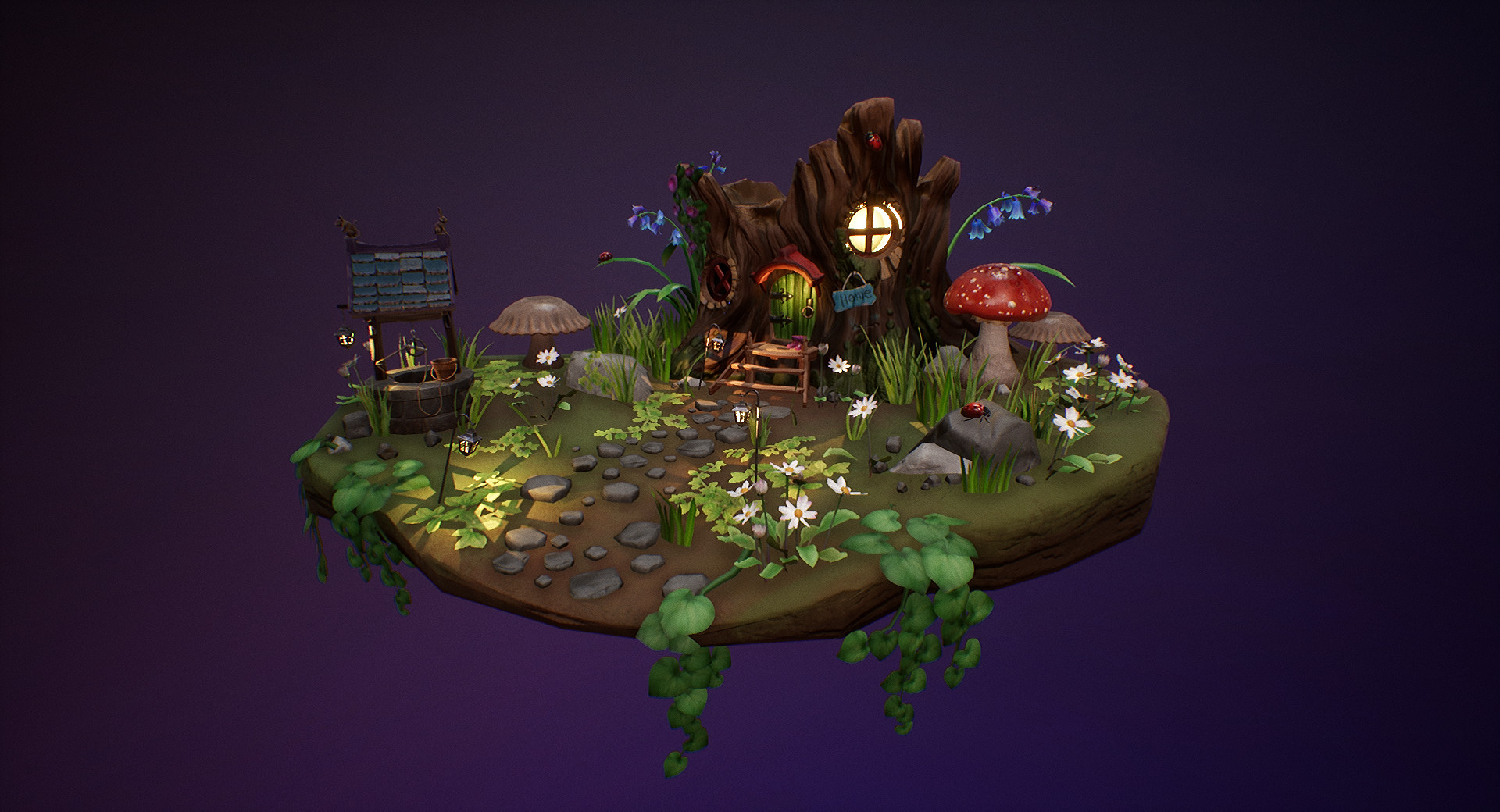 ArtStation - Woodland Creature's House