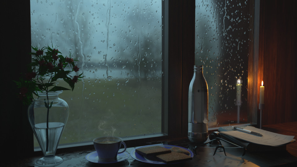 ArtStation - Window Side Scene