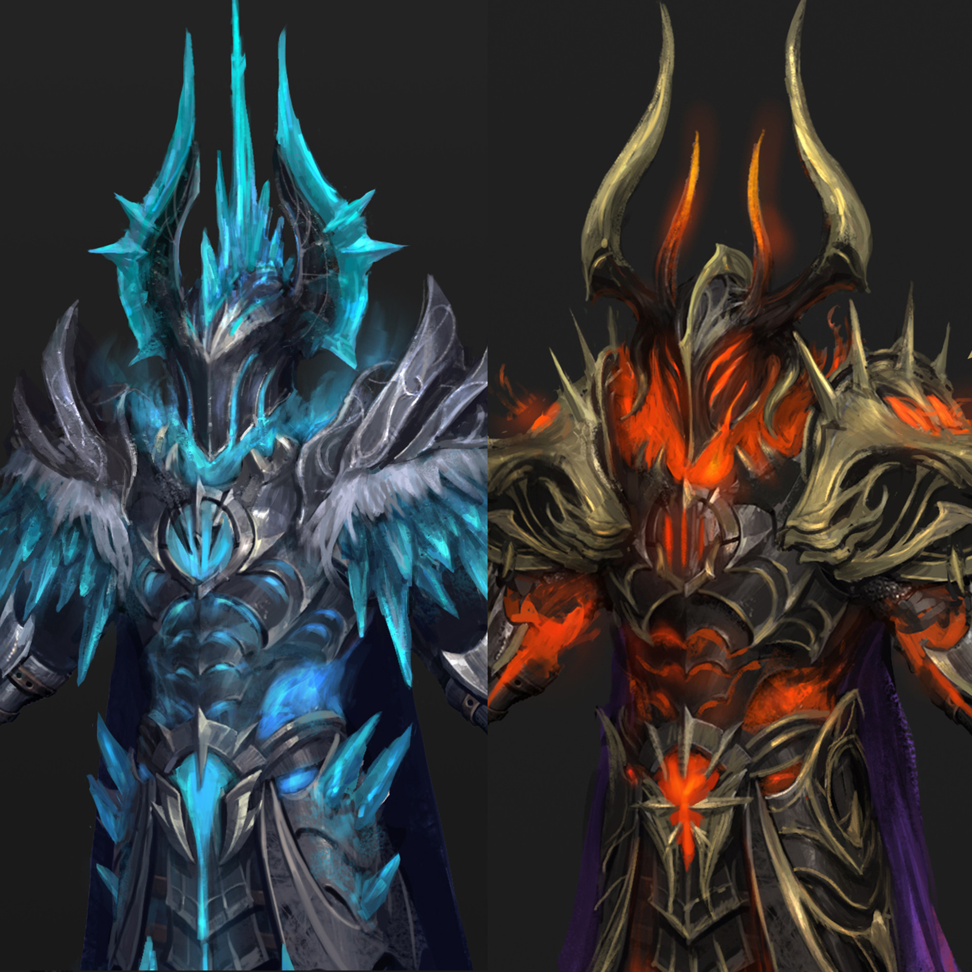 ArtStation - Ice And Fire