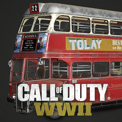 ArtStation - Call of Duty WWII: Double-decker bus