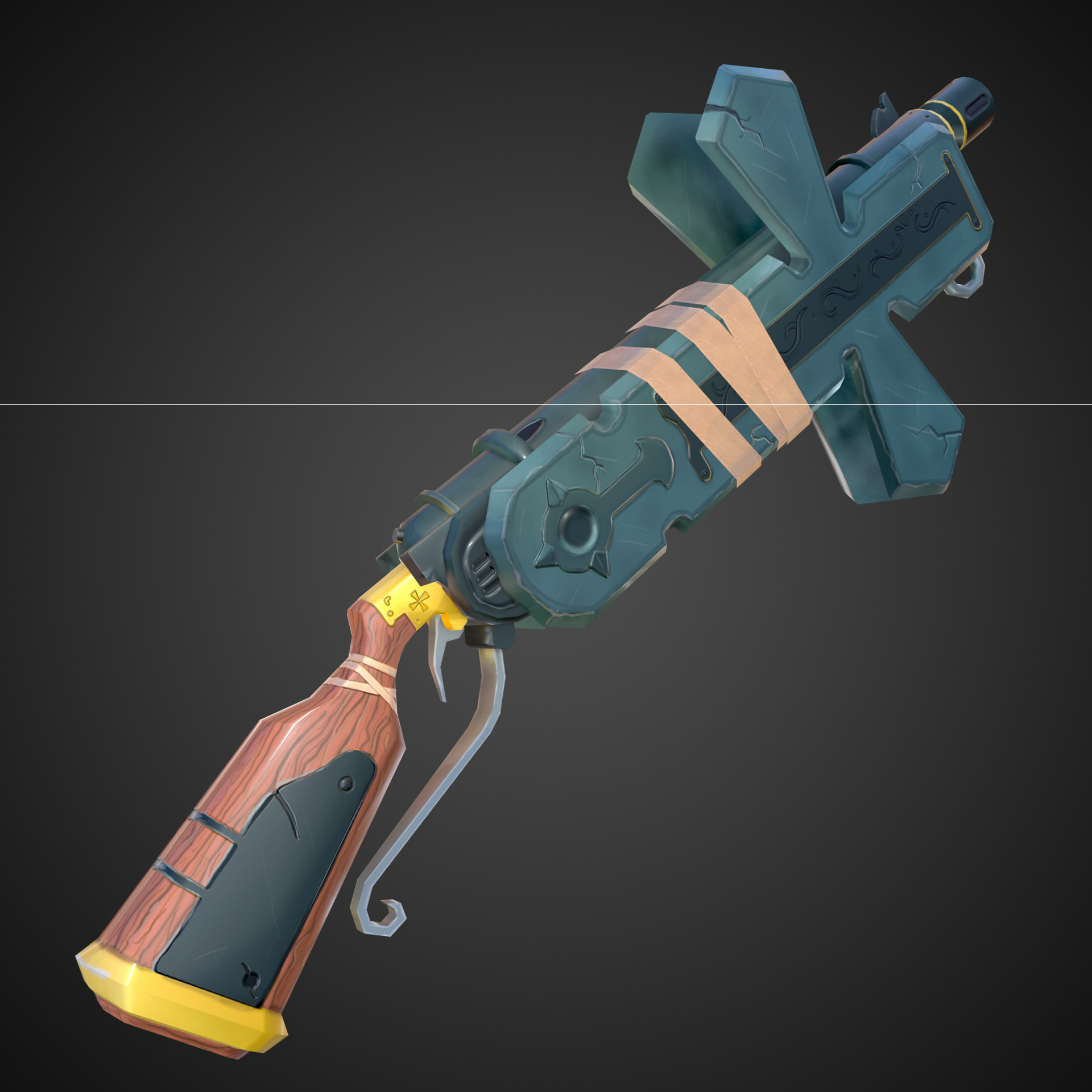 Adrià Bancells - Priest Gun | Hand Painted