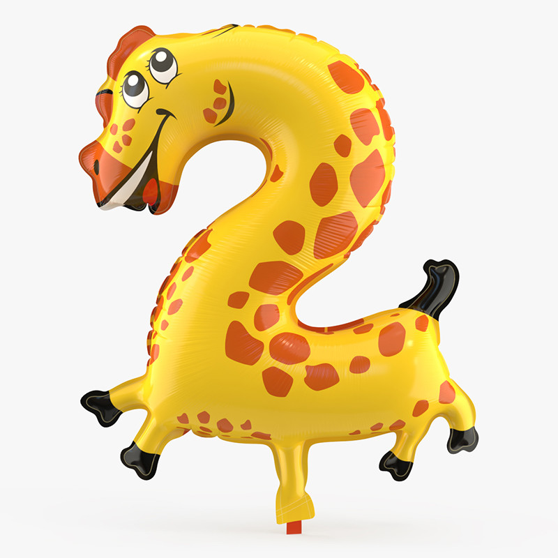 ArtStation - 3D Stylized Balloon Number Two | 3D Model | Promo