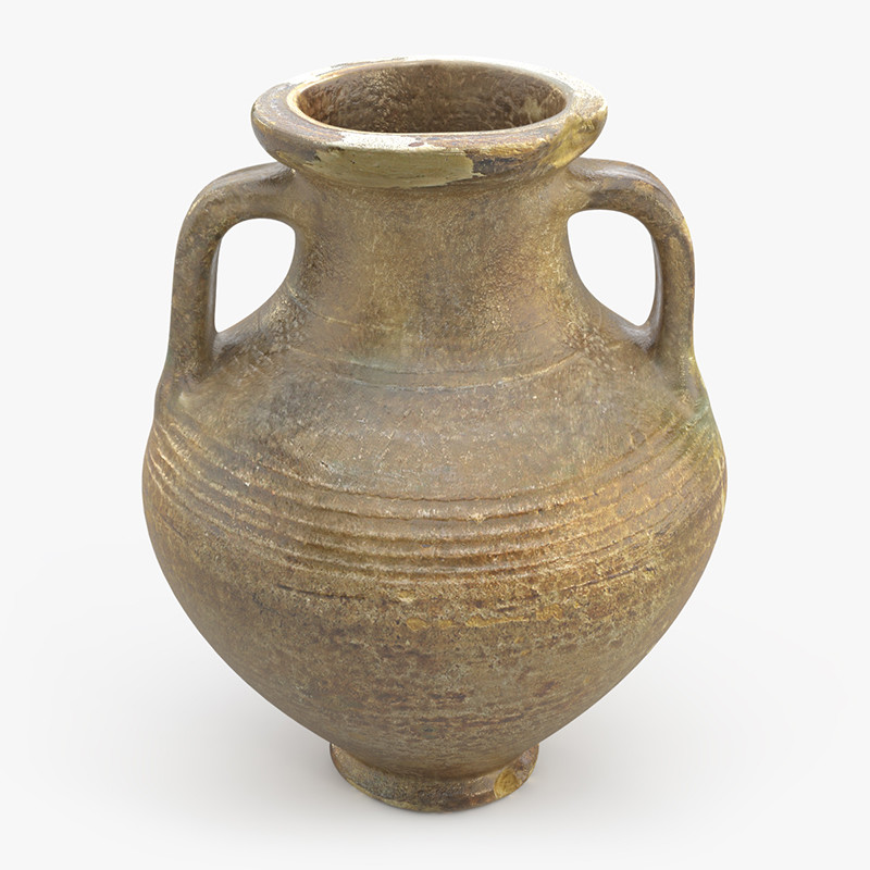 ArtStation - Ancient Saudi Pottery Jug 3D Model