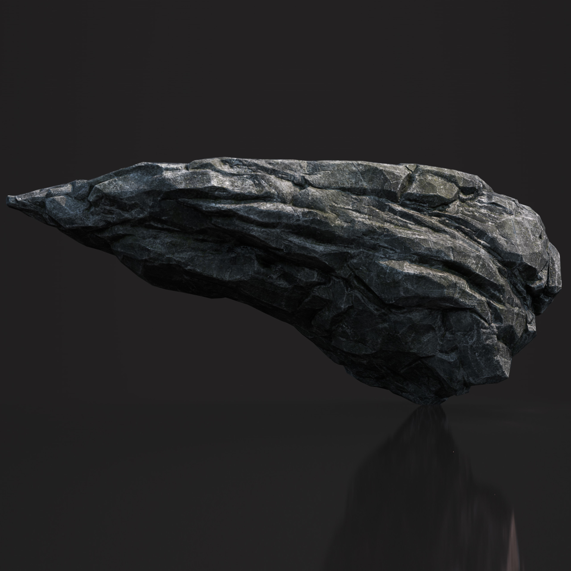 ArtStation - Low poly Cliff Edge