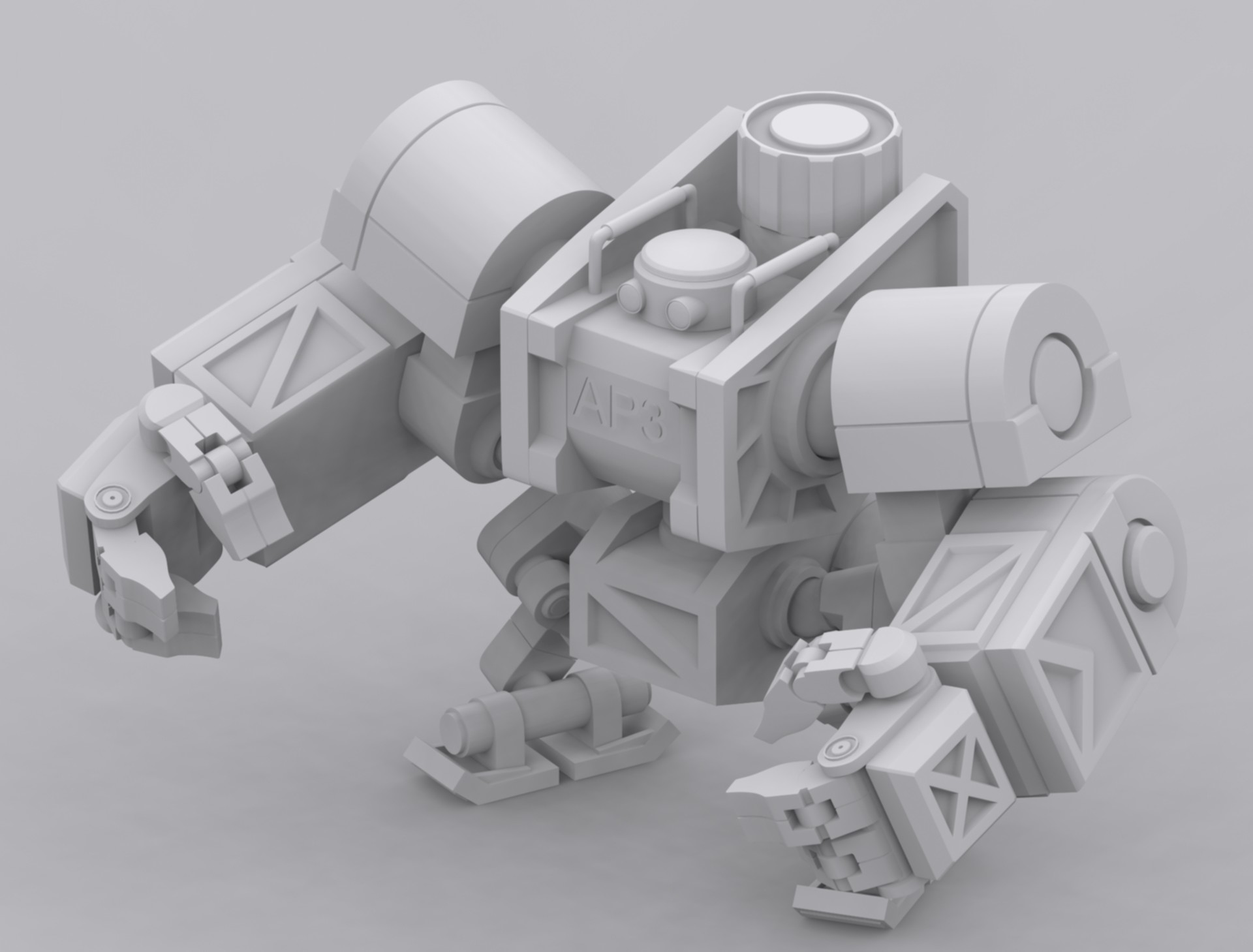 ArtStation - AP3 Robot