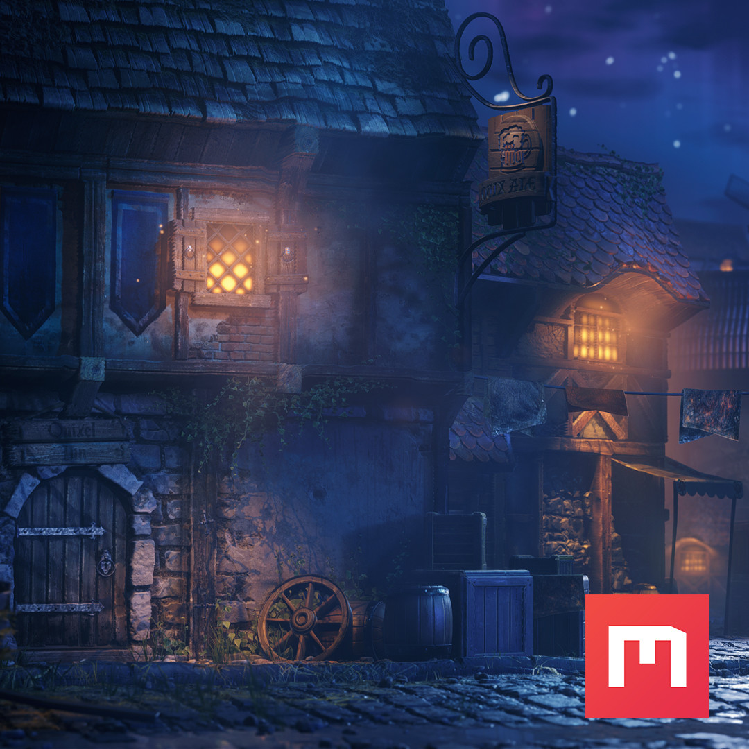 ArtStation - Stylized Street - Quixel Mixer