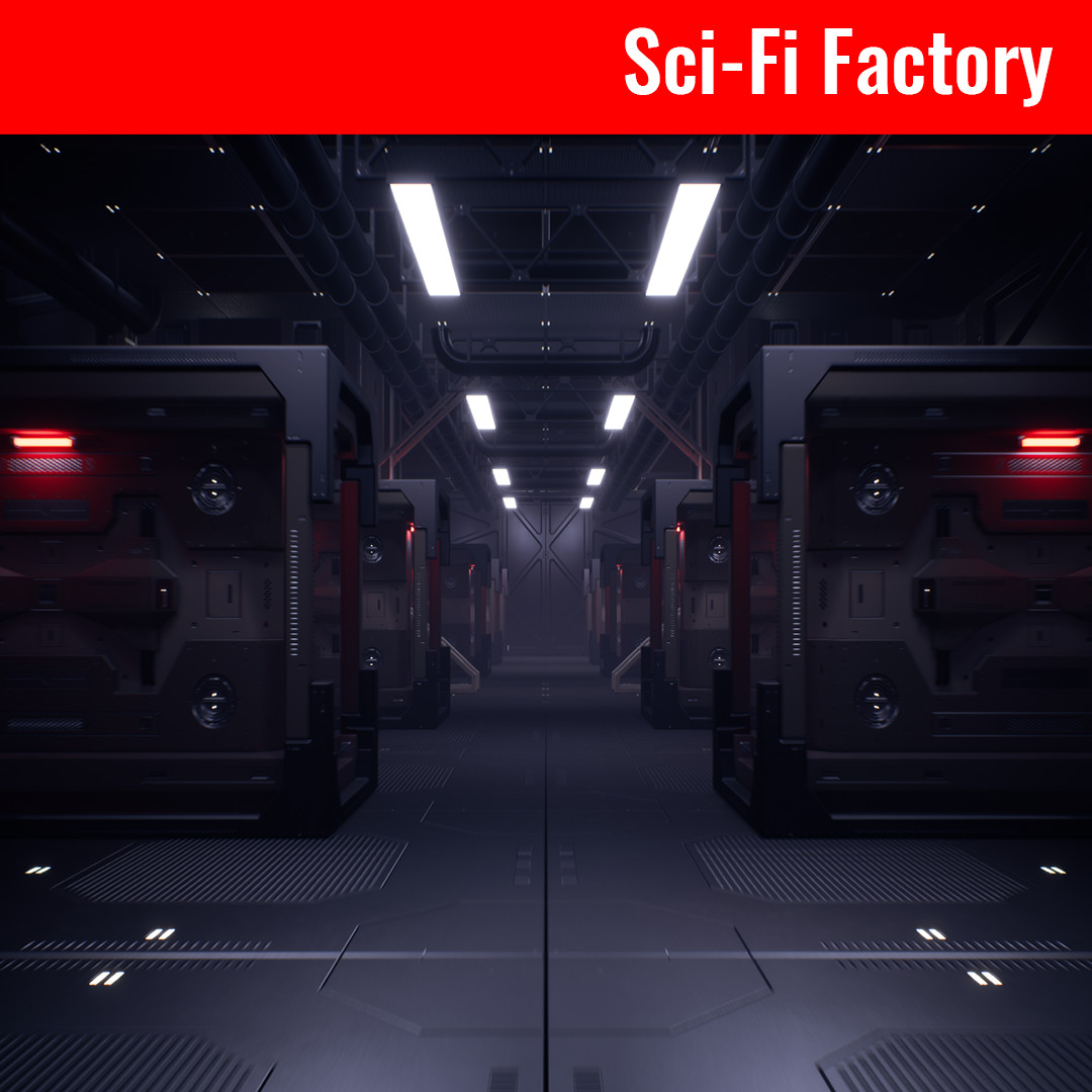 ArtStation - Sci-Fi Factory UE4