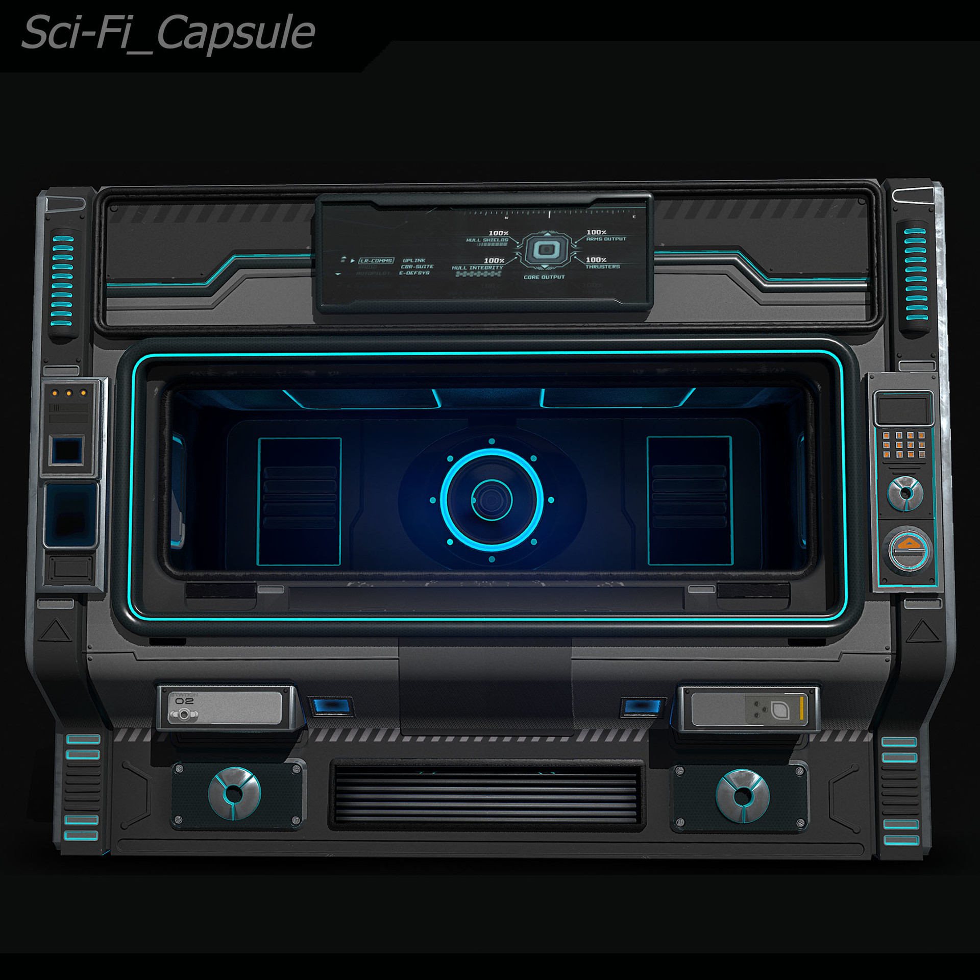 ArtStation - Sci-Fi Capsule