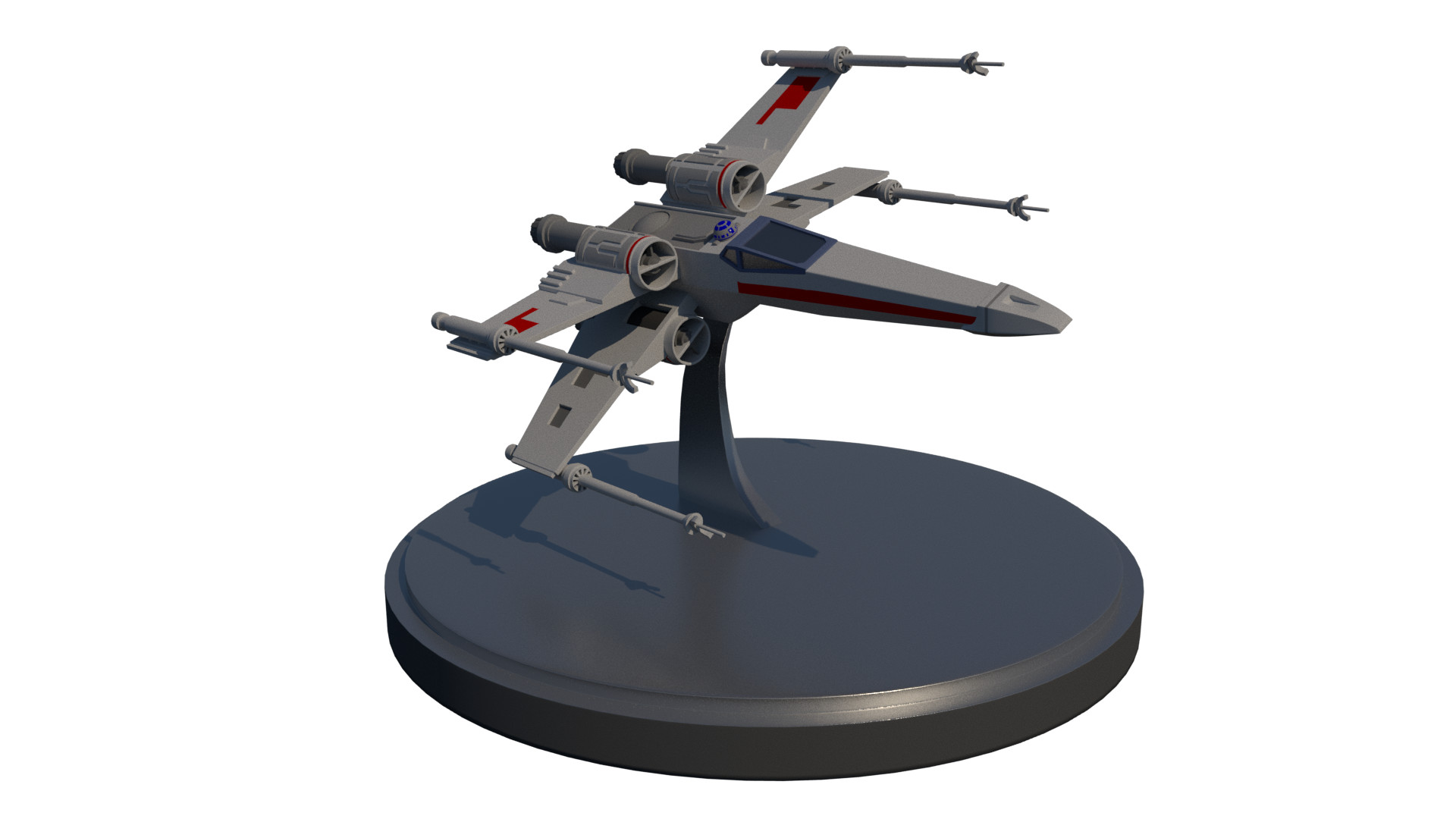 ArtStation - Low poly X-Wing