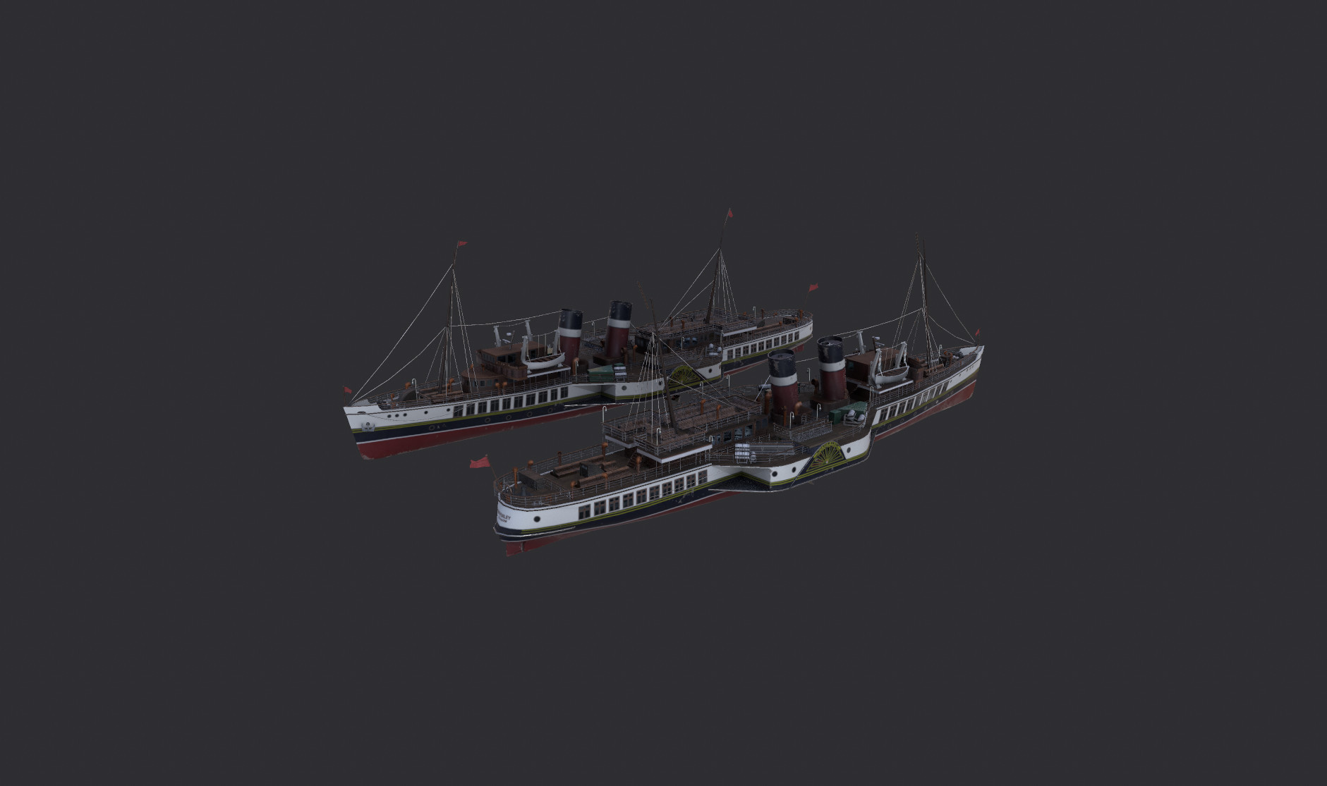 ArtStation - Boat: PS Waverley