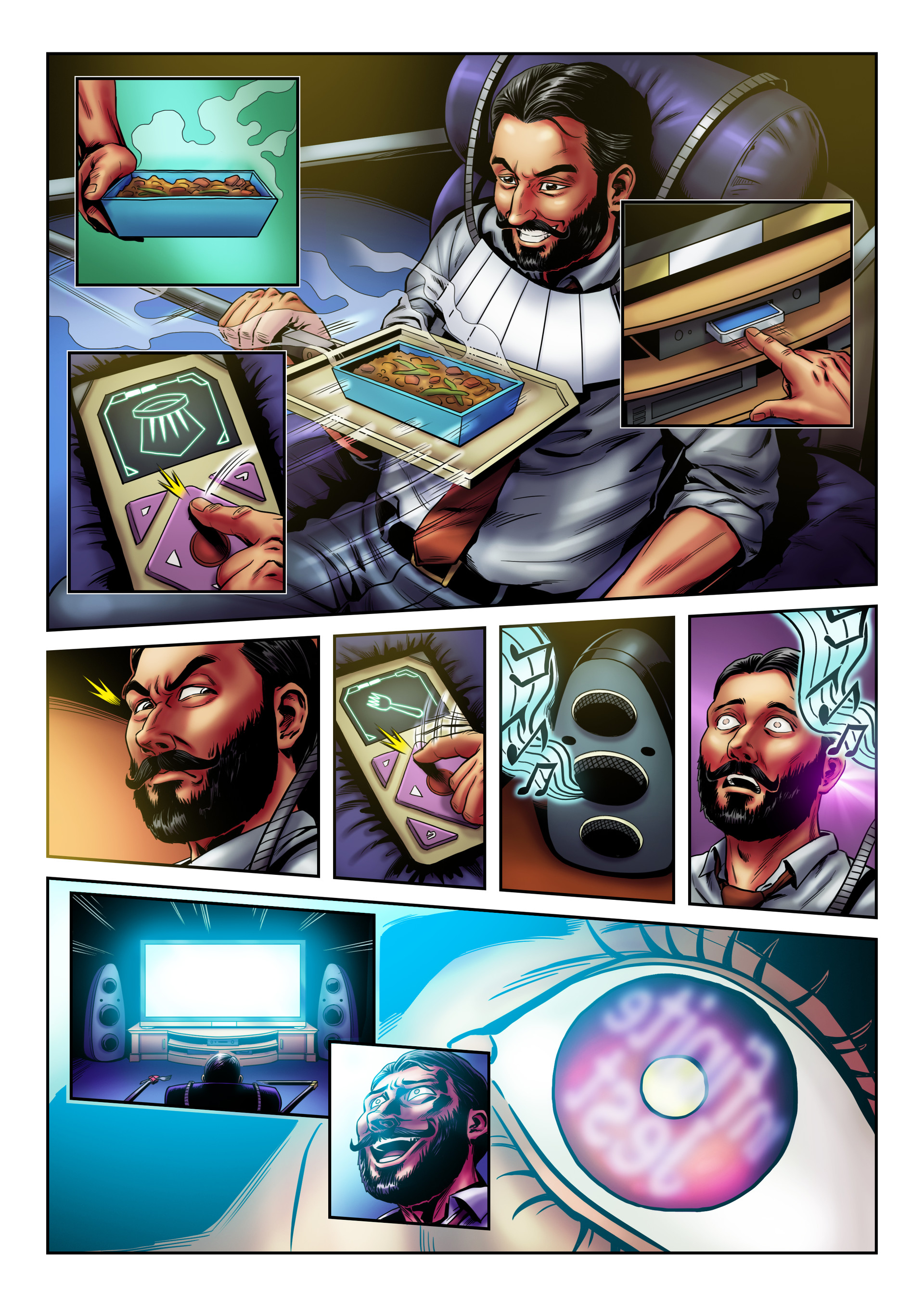 ArtStation - Comic Works - Graphic Novel - Infinite Jest 01