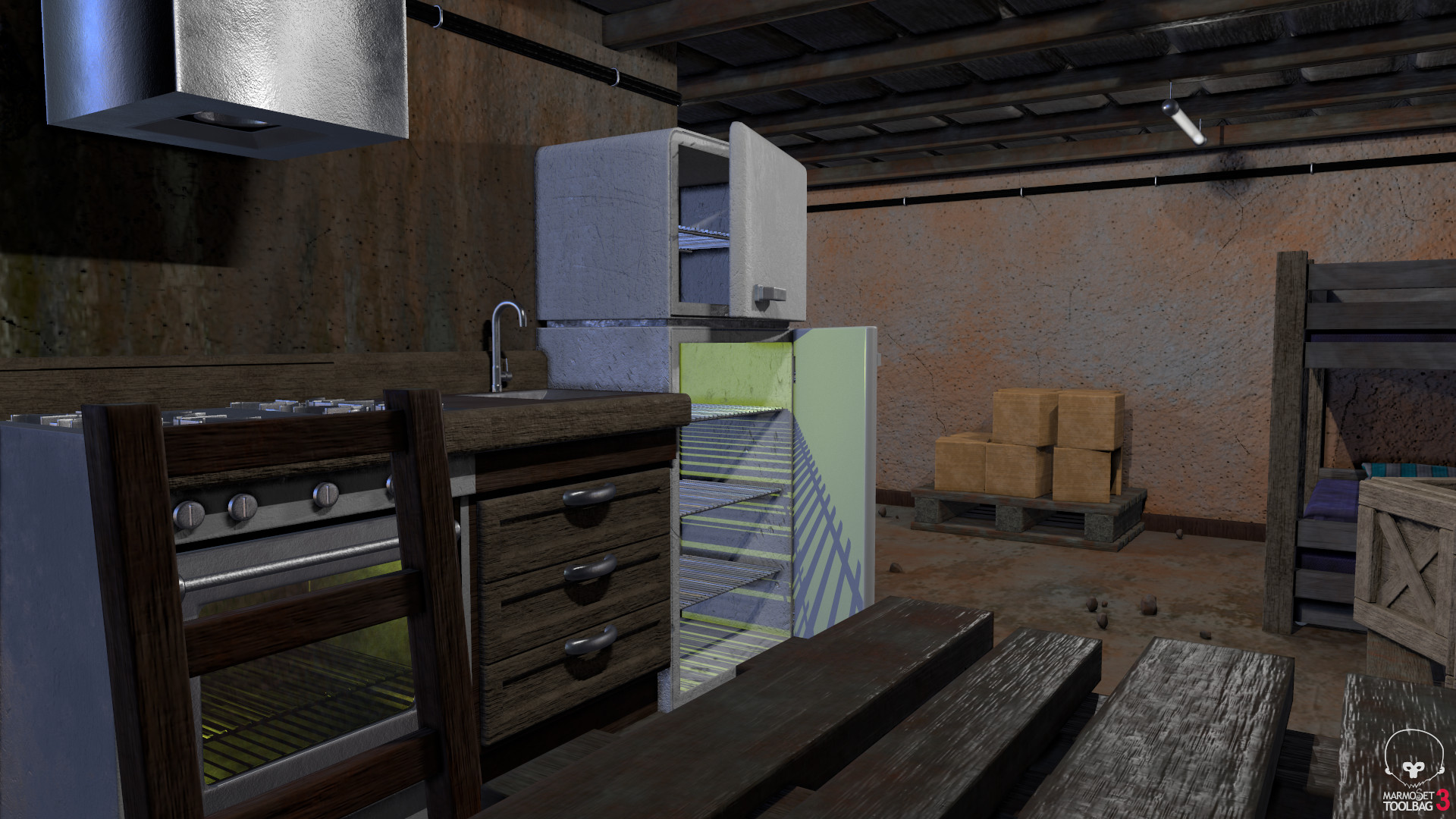 ArtStation - Aftermath (Post-apocalyptic Real-Time Rendering)