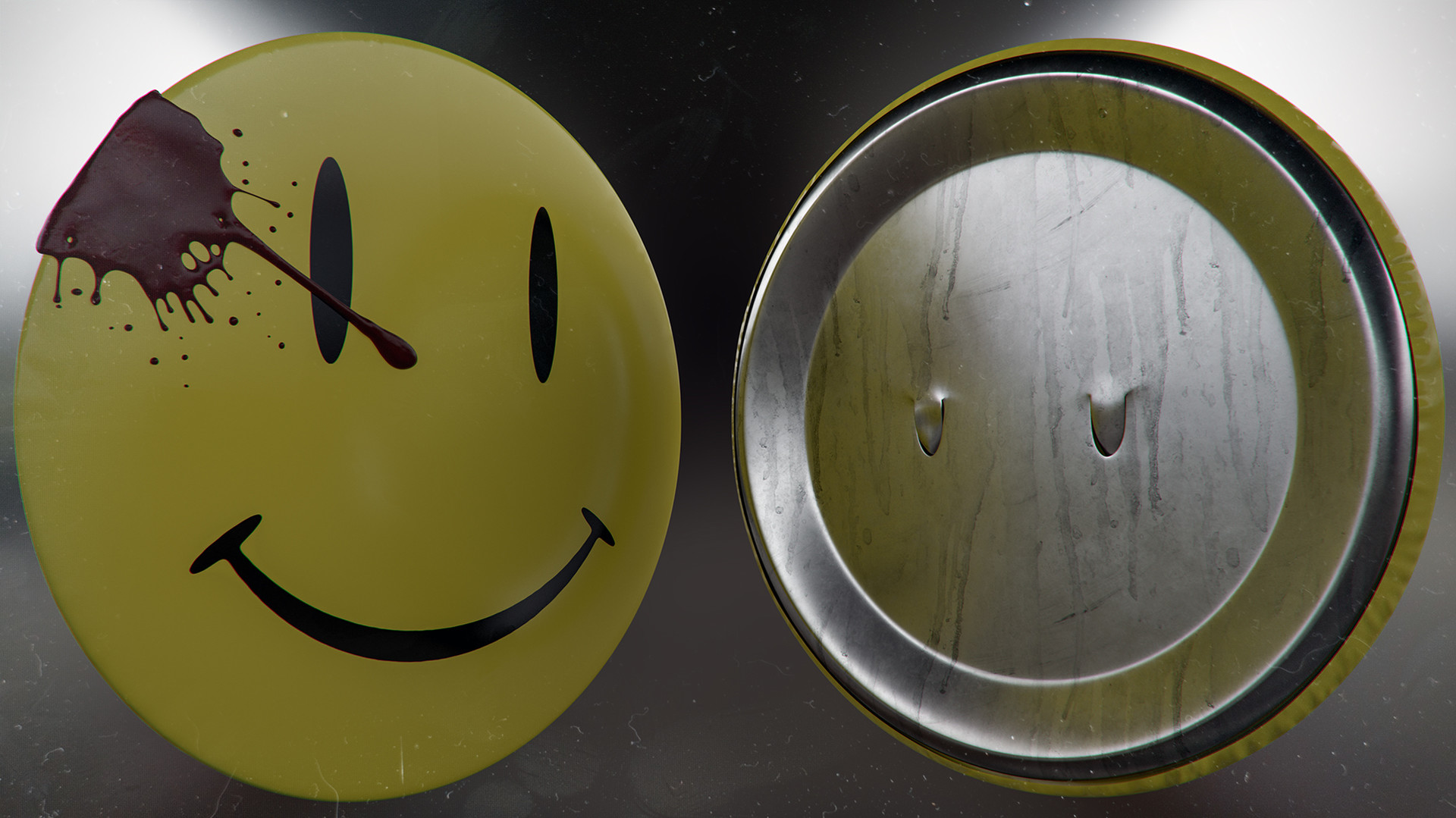 ArtStation - Watchmen - Comedian's Badge