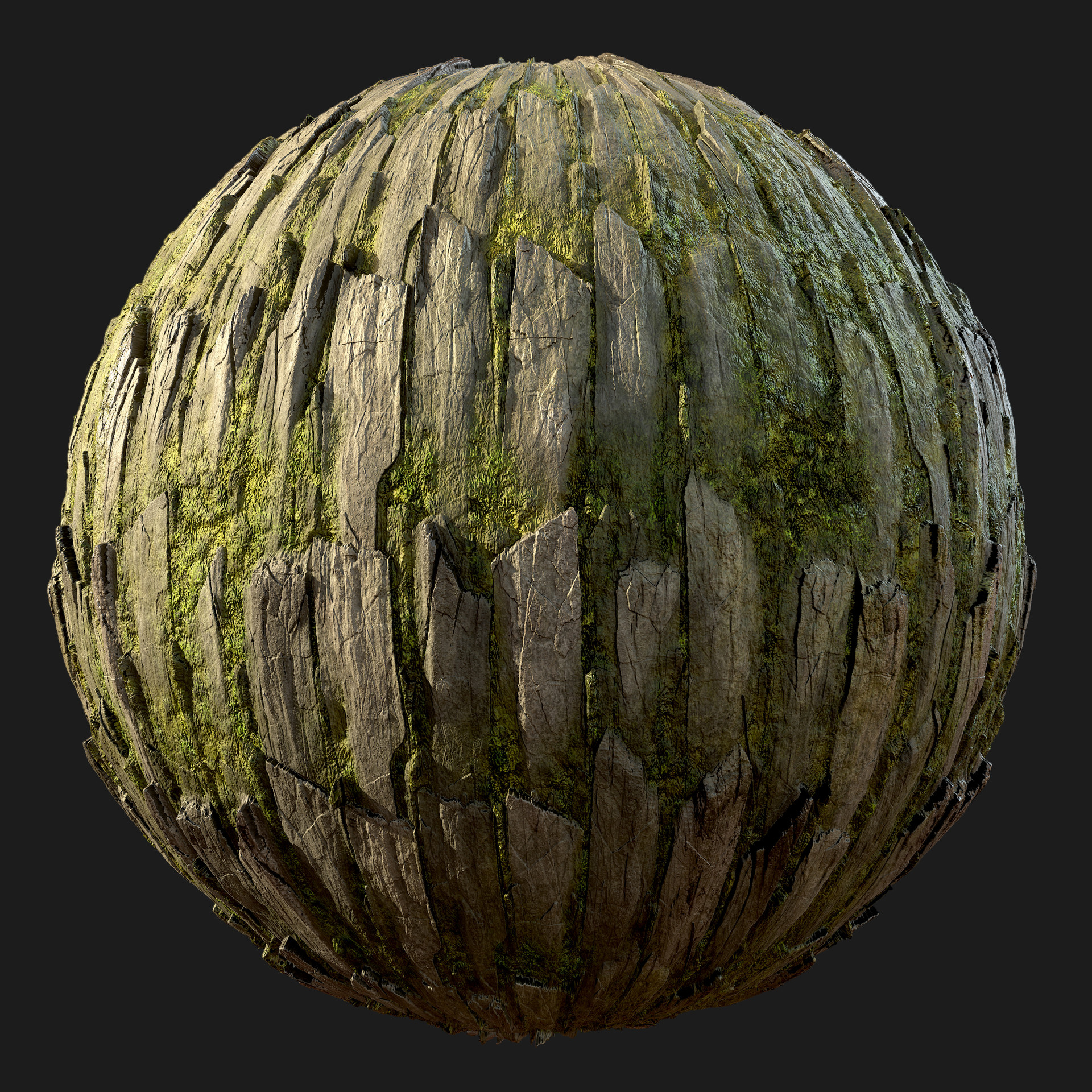 ArtStation - Fantasy Moss Rock - Material