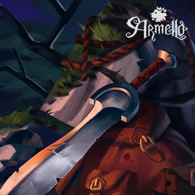 ArtStation - Armello Card Art – Reliable Short Sword