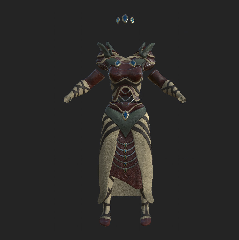 ArtStation - Healer Outfit T1