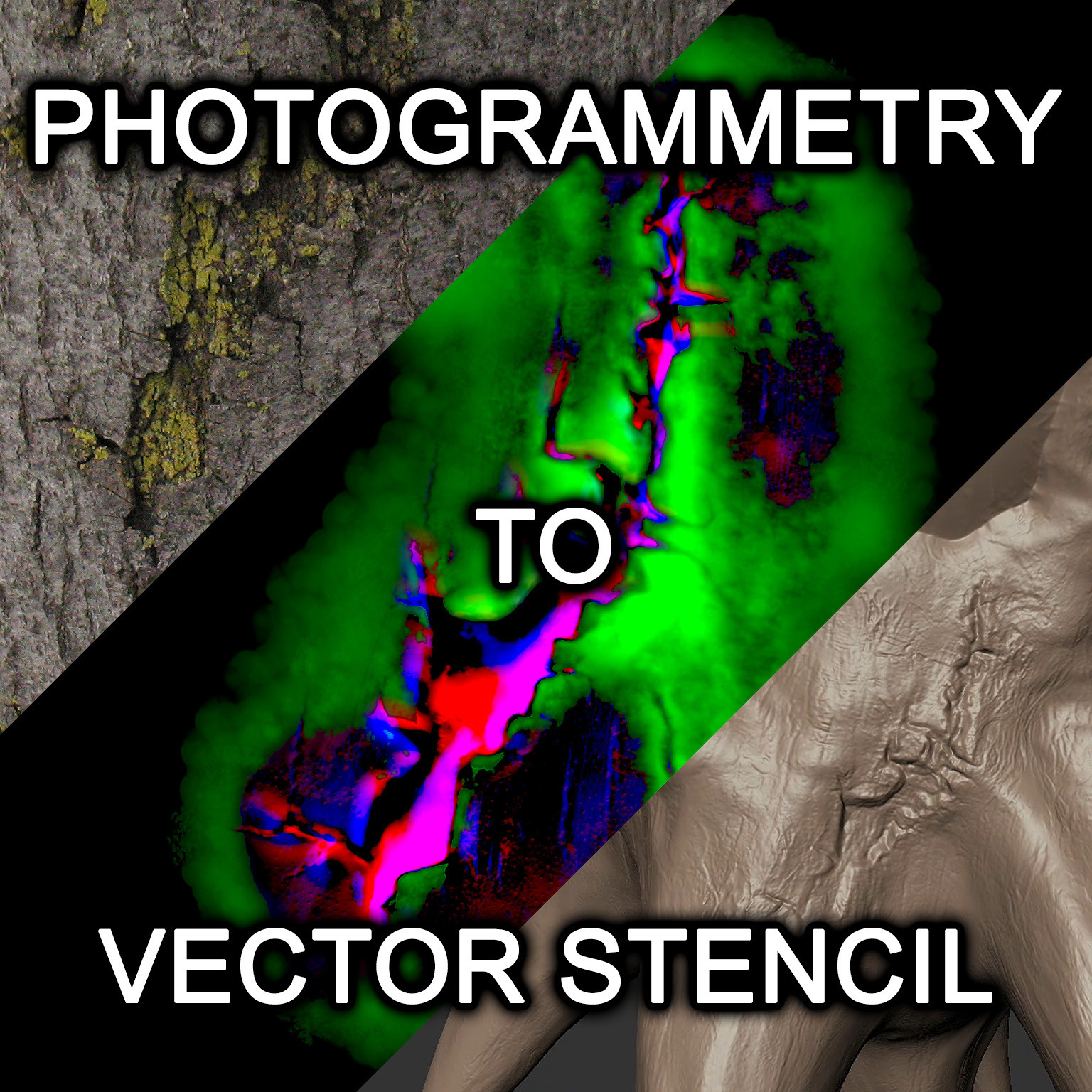 ArtStation - Building a Library of Vector Displacement Stencils with ...