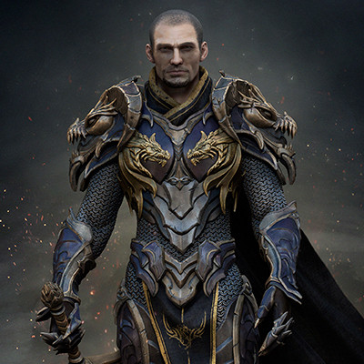 ArtStation - The Guardian - Dragon Knight