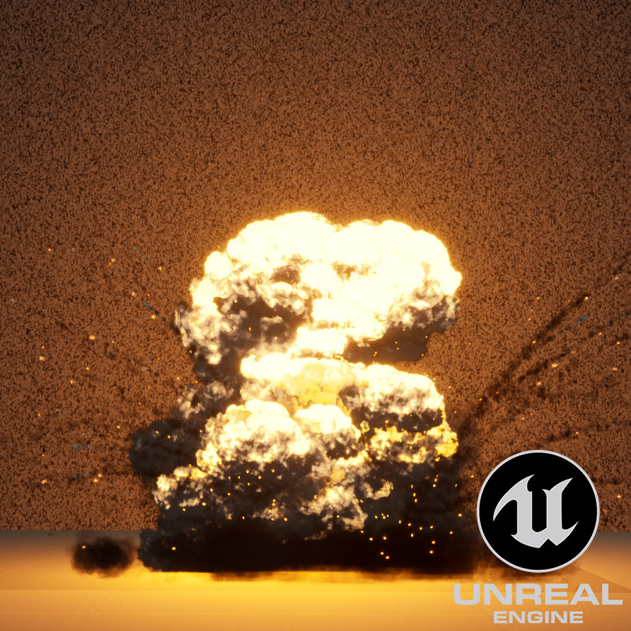 ArtStation - Unreal Engine 4 Particle effects - explosion