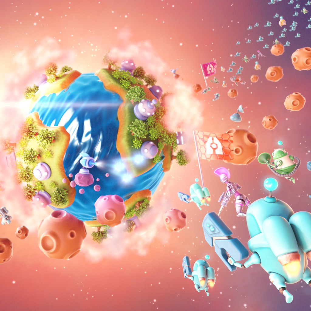 ArtStation - Last Planets - Splash Screen