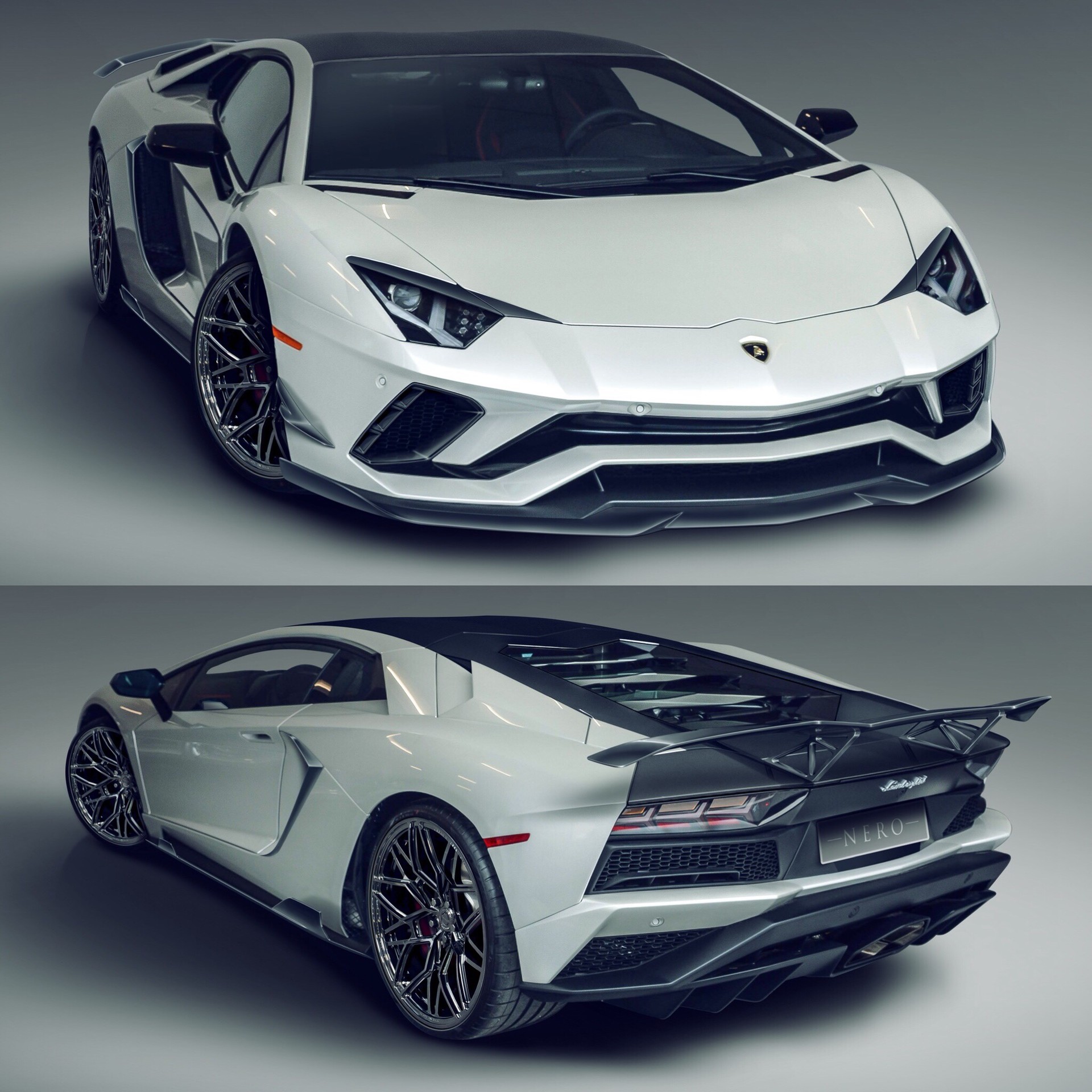 ArtStation - Nerodesign Lamborghini Aventador S 2017 Soft body kit ( Designs )