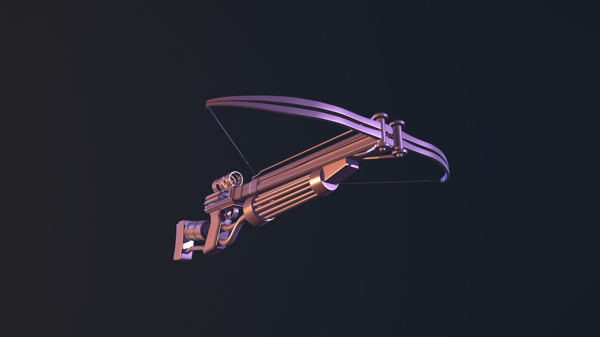 ArtStation - Steampunk Crossbow