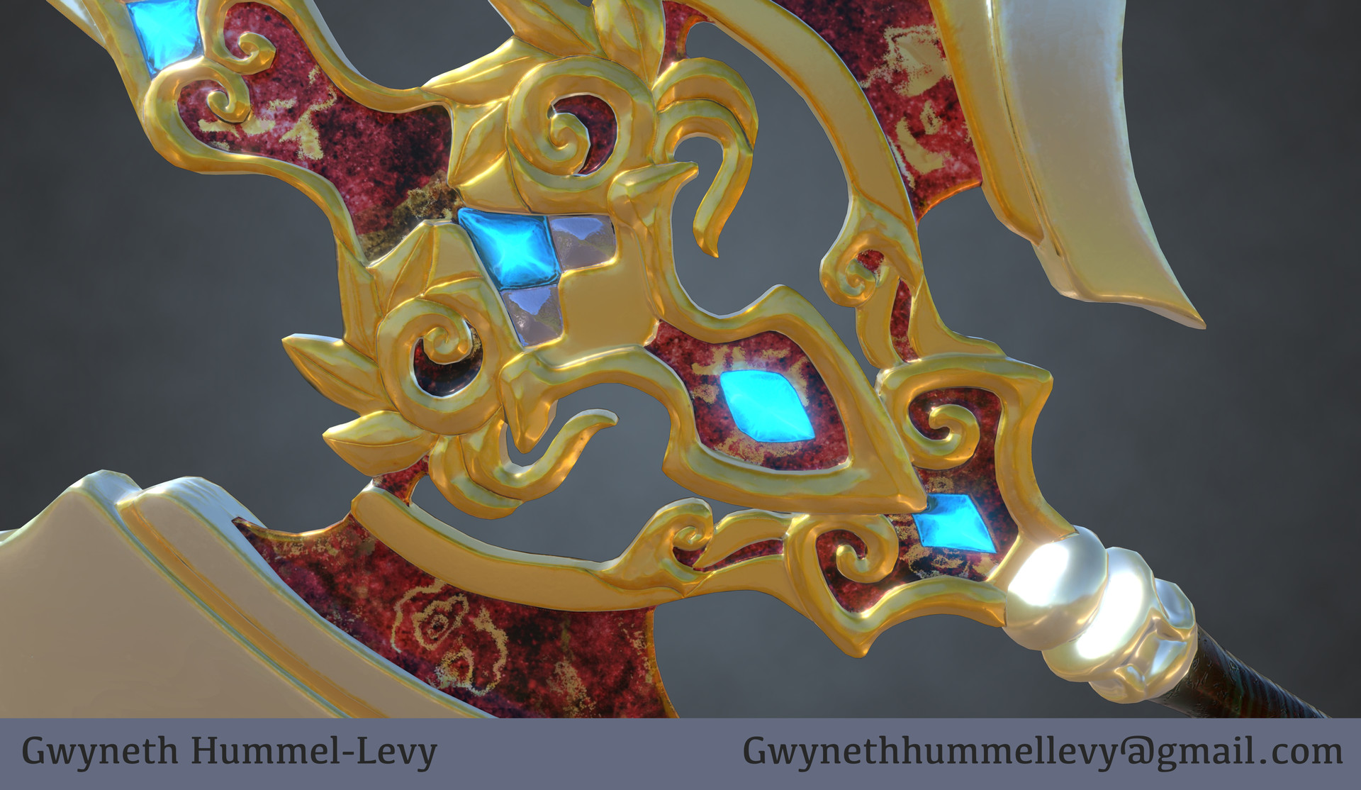 ArtStation - Gilded Halberd