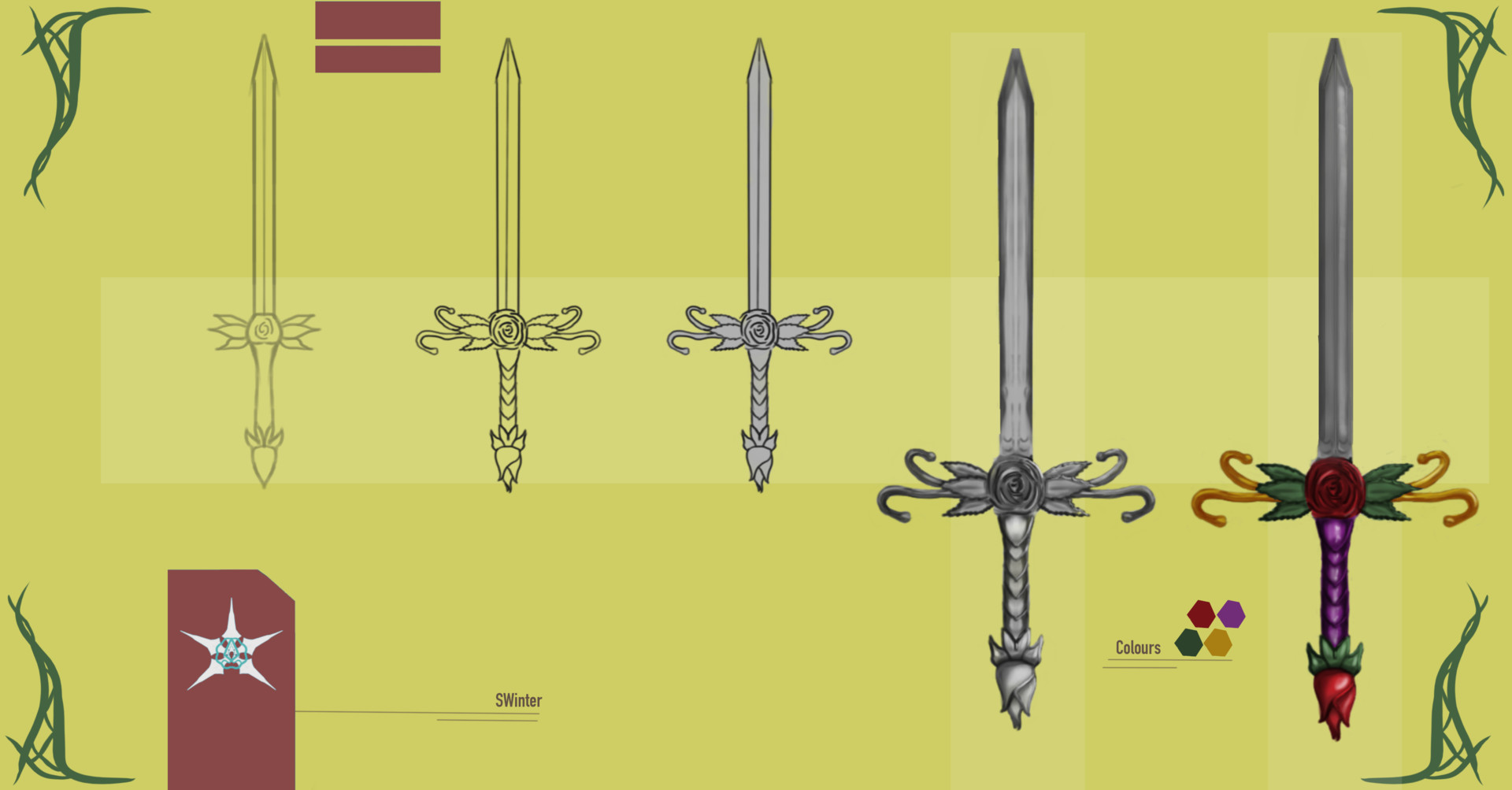 ArtStation - Rose Sword