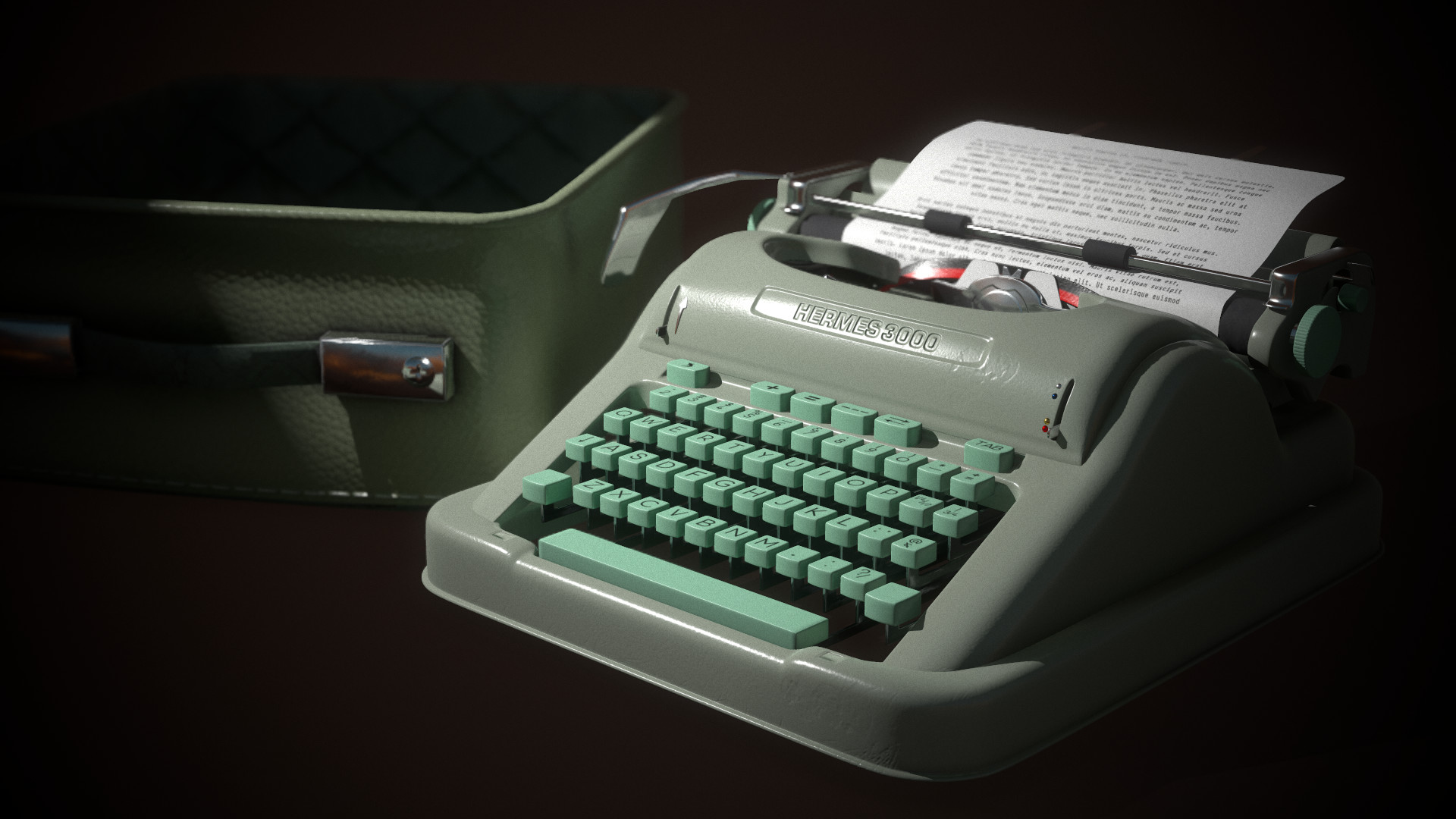 ArtStation - Stylized Typewriter