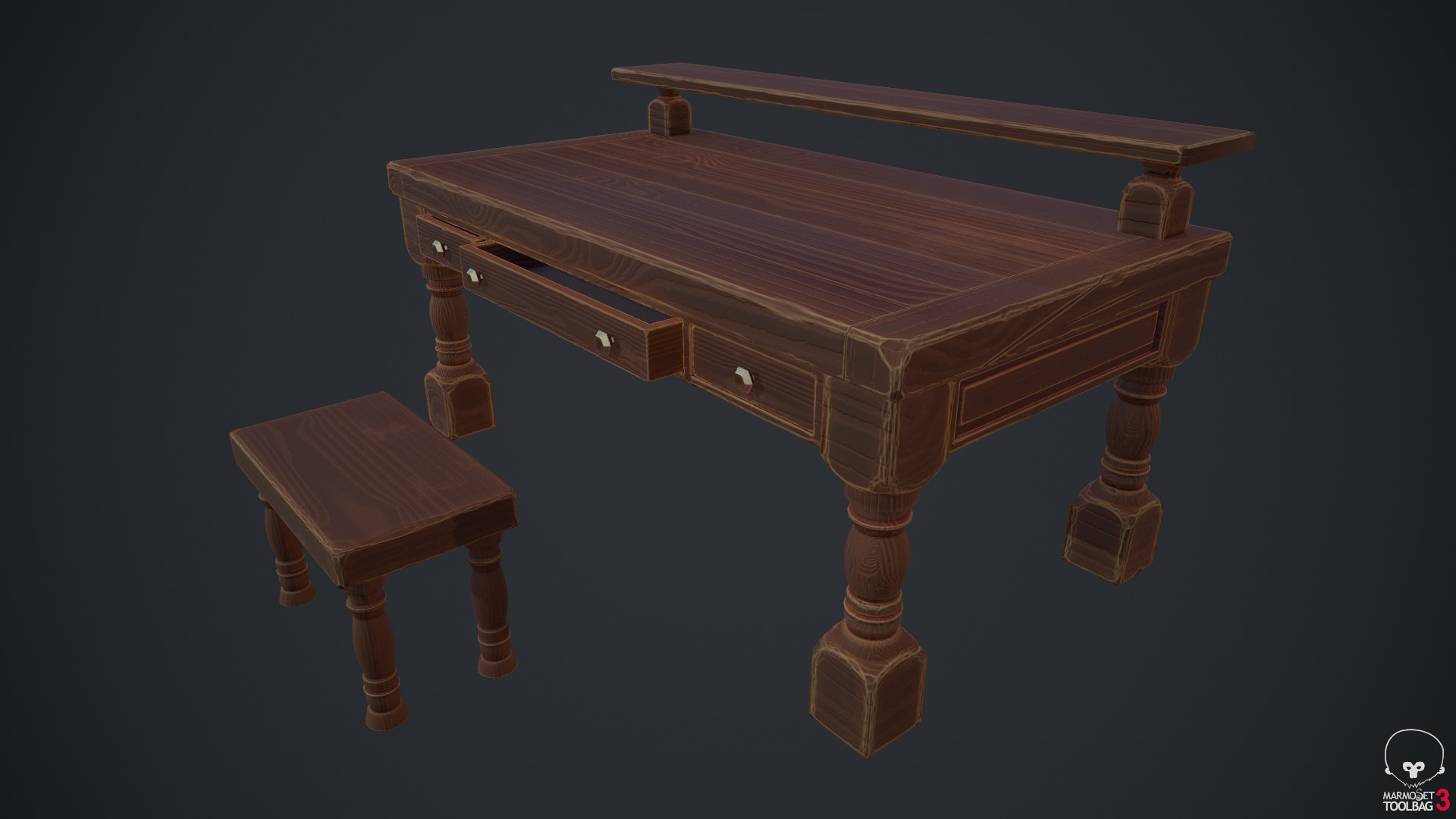 ArtStation - Stylized Desk