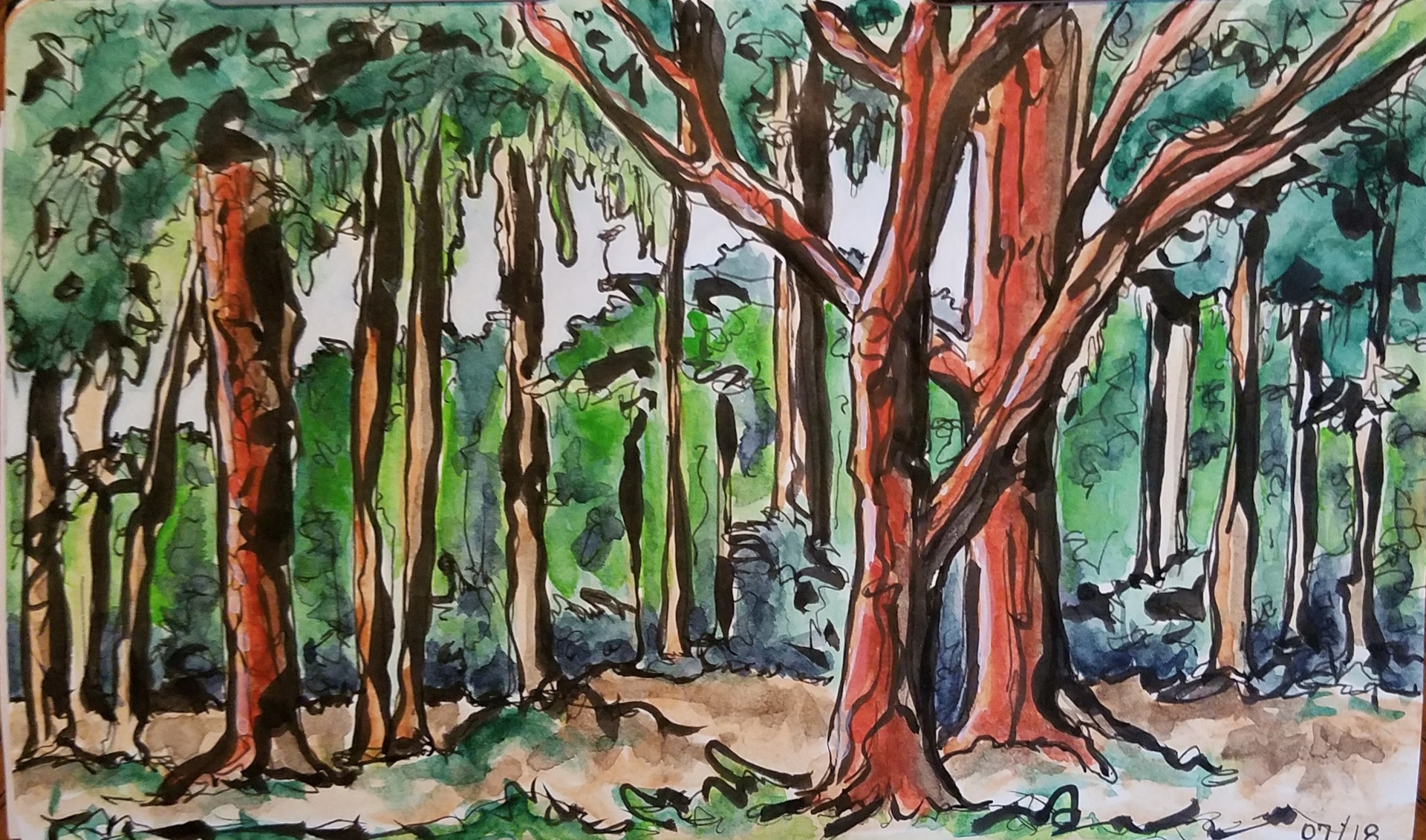 ArtStation - Florida Trees