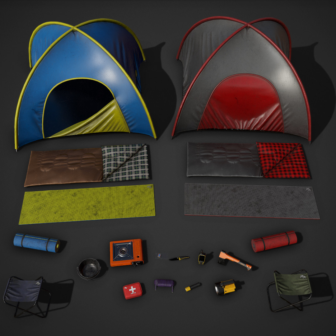 ArtStation - Camping asset pack