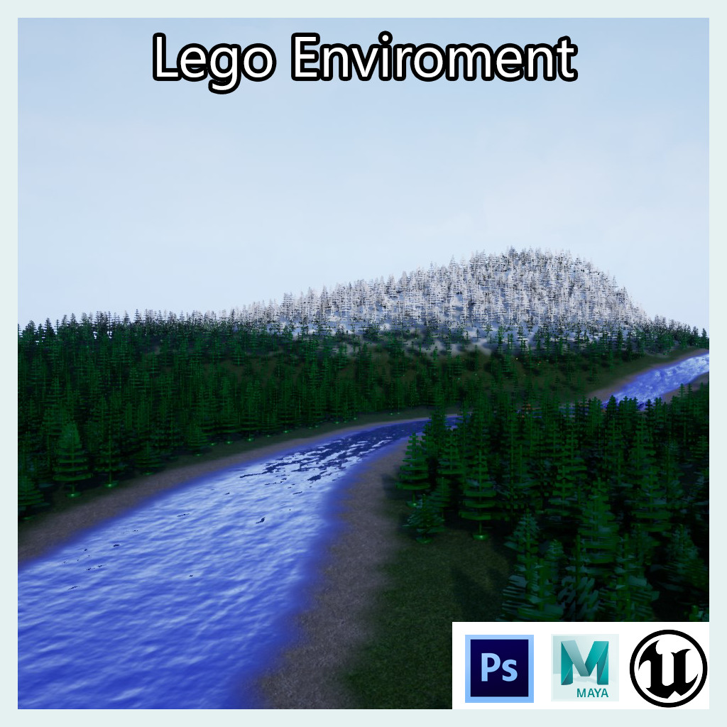 ArtStation - Lego Inspired Environment