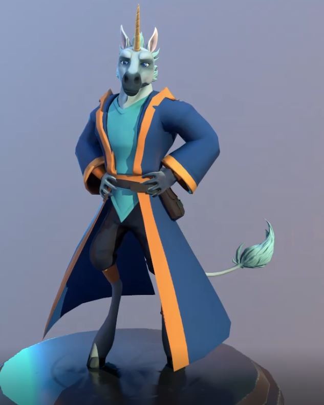 ArtStation - Unicorn Wizard Character Model
