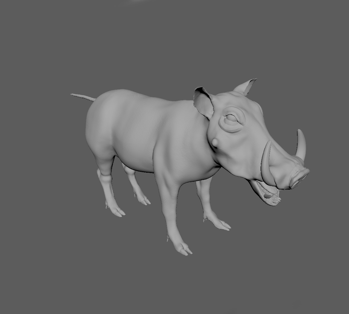 ArtStation - Highpoly and Lowpoly animals made for a MMO project