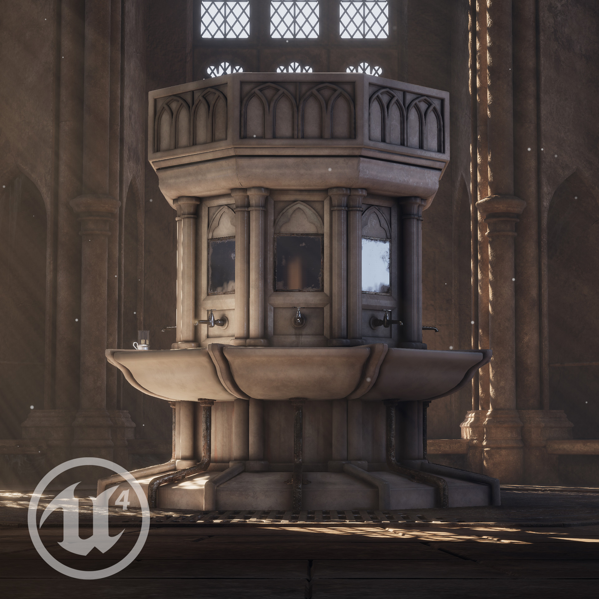 ArtStation - Moaning Myrtle's Bathroom