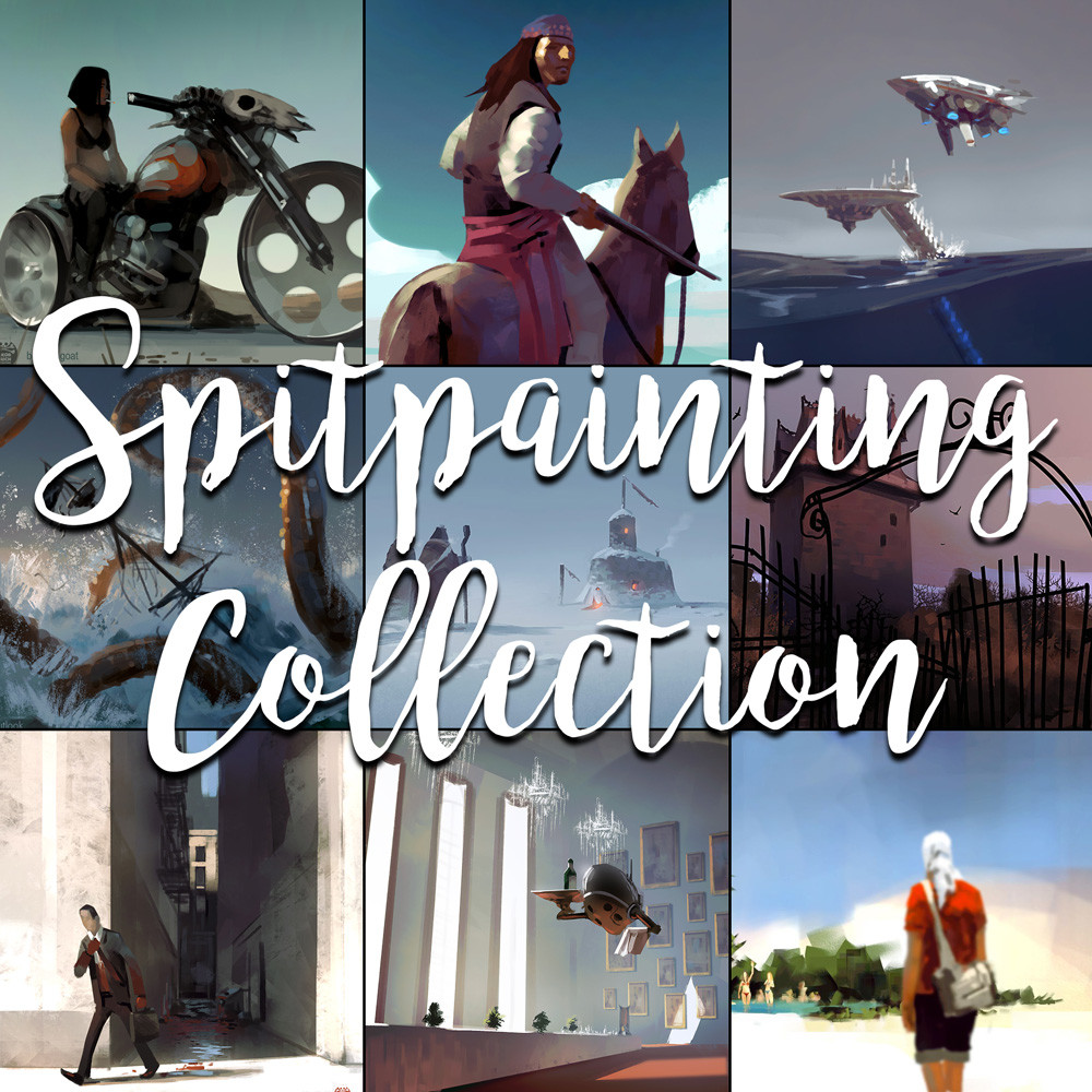 ArtStation - Spitpaint collection