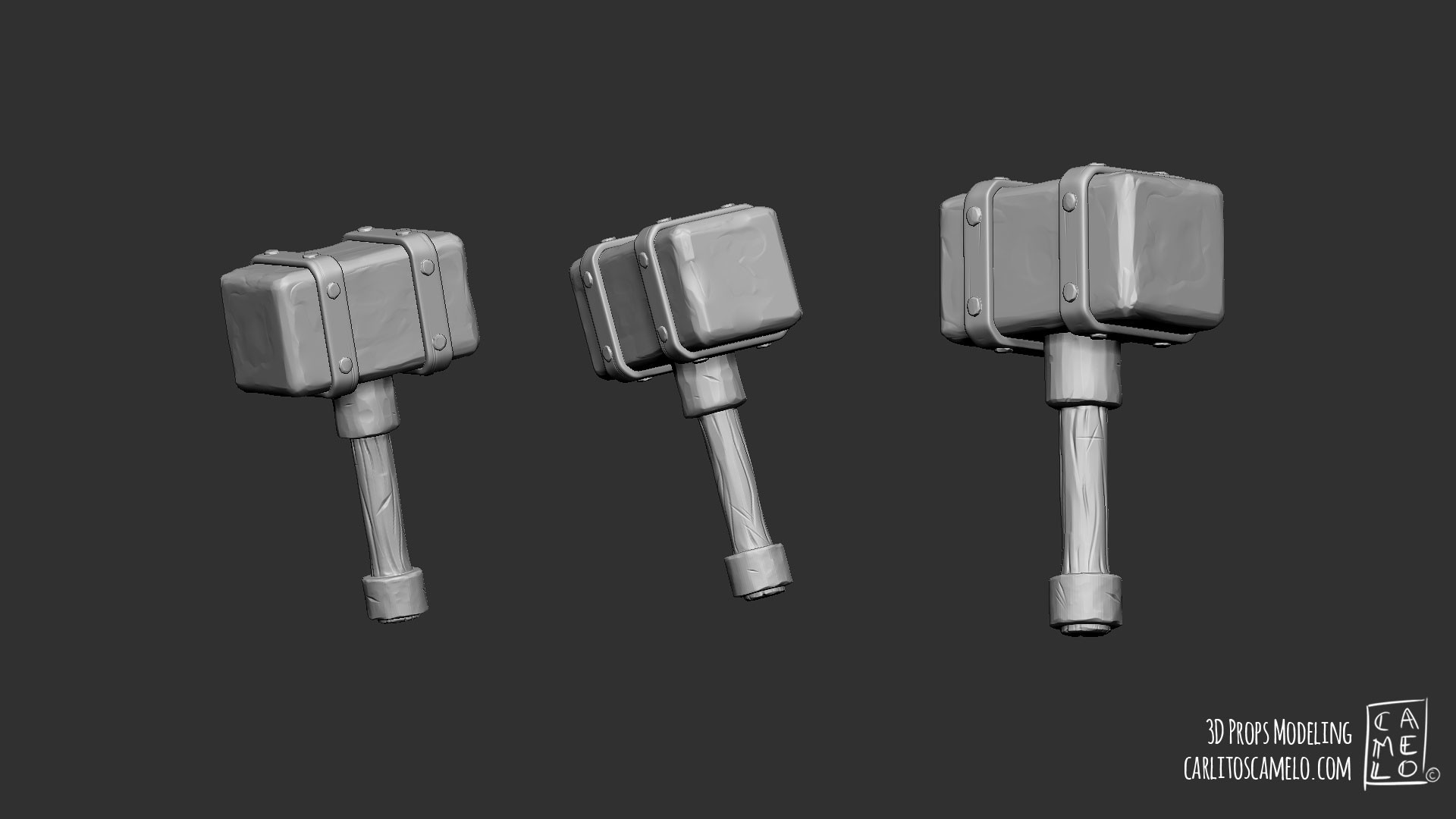 ArtStation - Hammers Props Practice