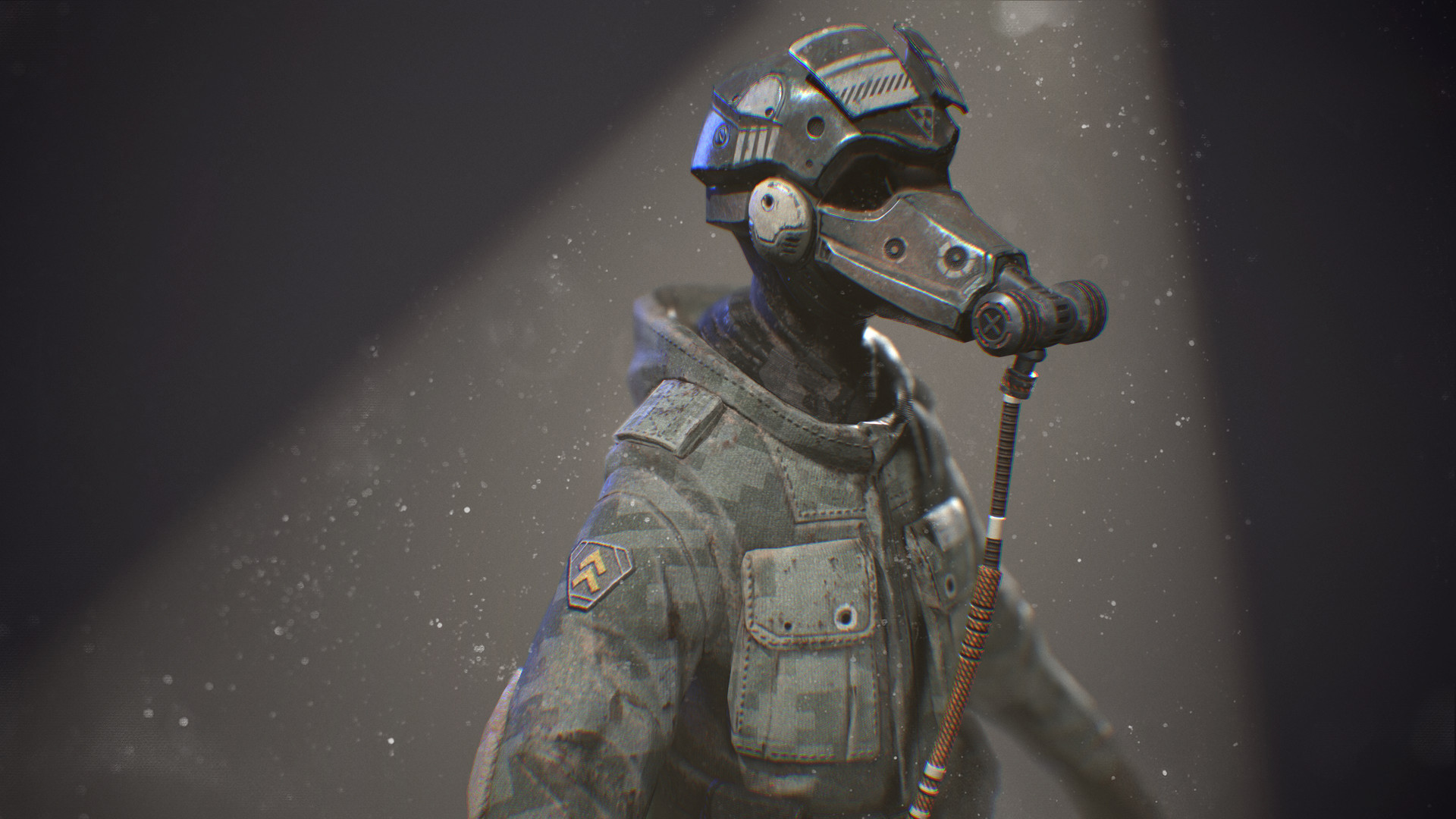 ArtStation - Realtime Low Poly Pilot scene