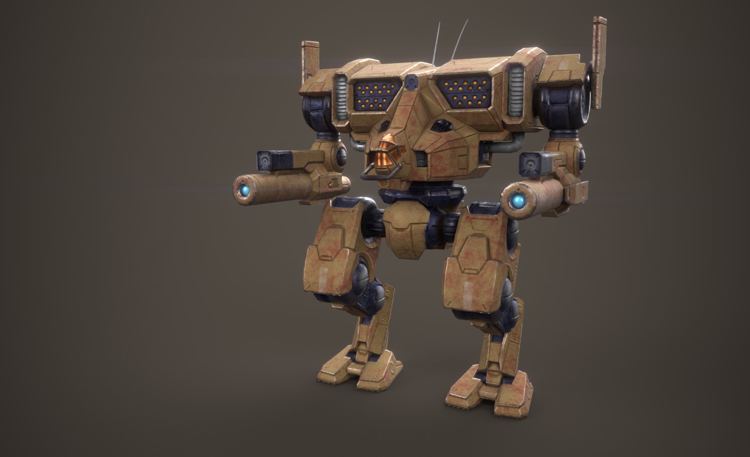 ArtStation - Pharaoh PHA6-MR - Mech design