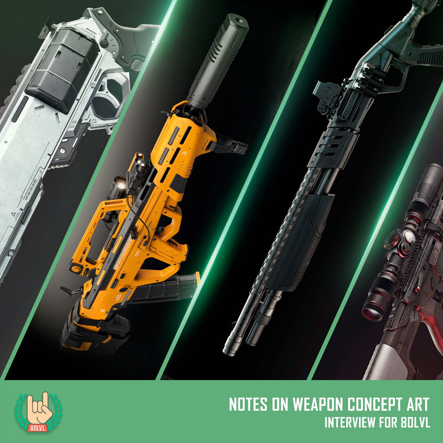 ArtStation - 80lvl: Notes on Weapon Concept Art.