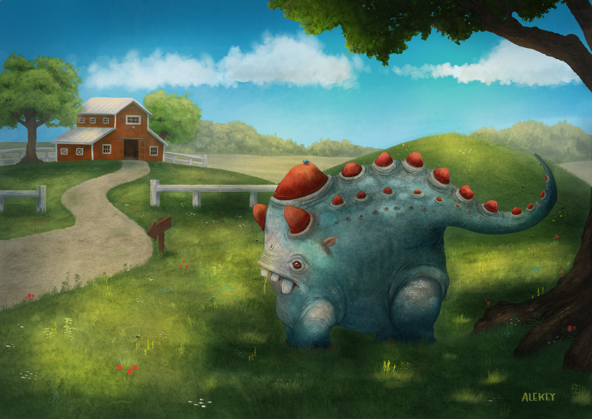 ArtStation - Danny the dinosaur