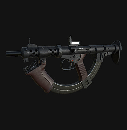 ArtStation - dieselpunk maschinenpistole