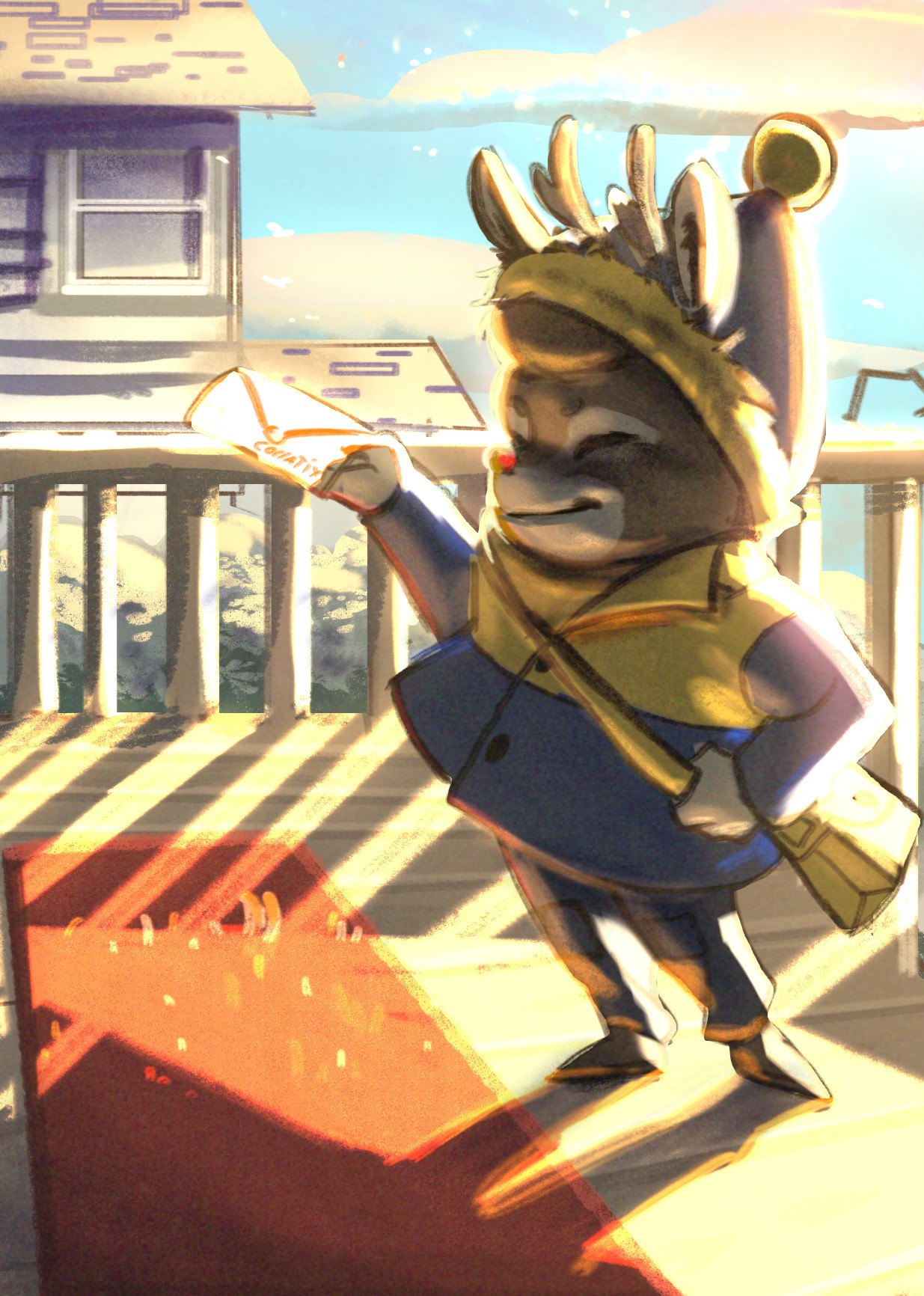 ArtStation - Santa Claus Postman