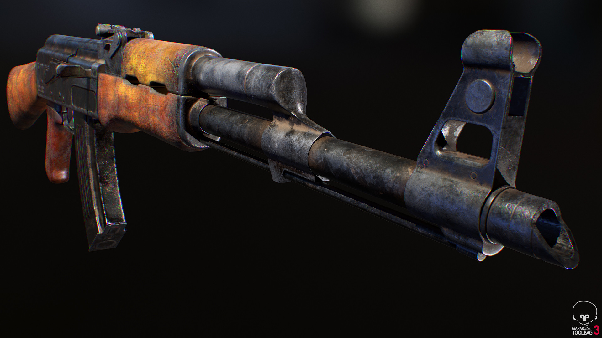 ArtStation - in-game Ak-47 model