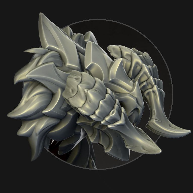 ArtStation - Dota 2 - Frostbitten Behemoth [Lifestealer Set]