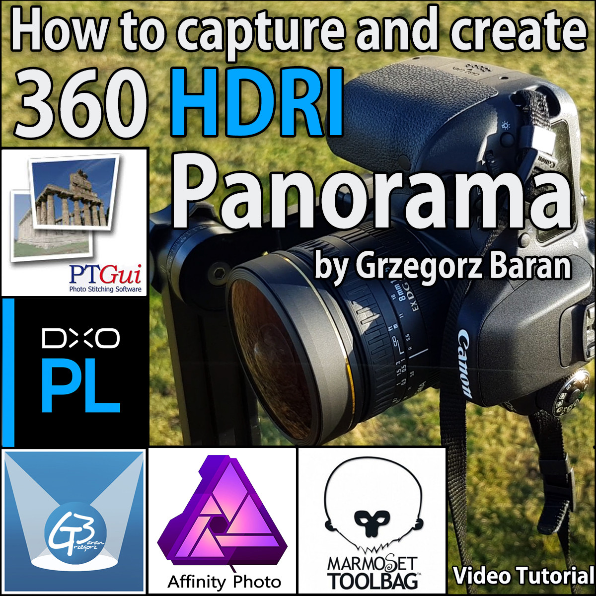 ArtStation - How to capture and create 360 HDRI Panorama - Video Tutorial