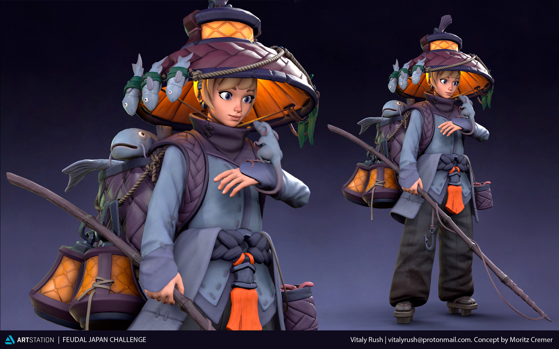 ArtStation - Artstation Challenge // Feudal Japan: The Shogunate - Game ...