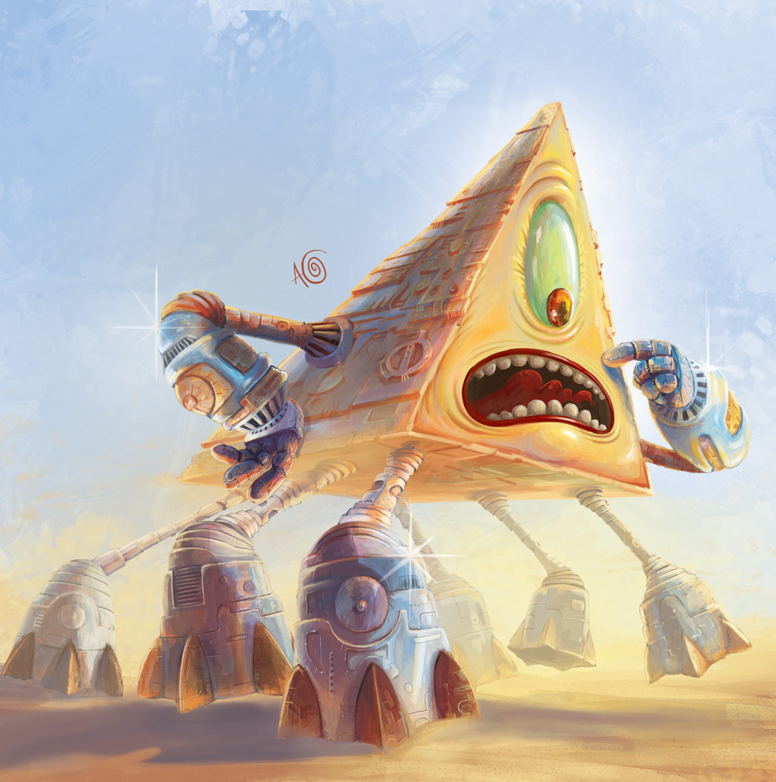 Augusto Goicoechea - The triangle shape monster