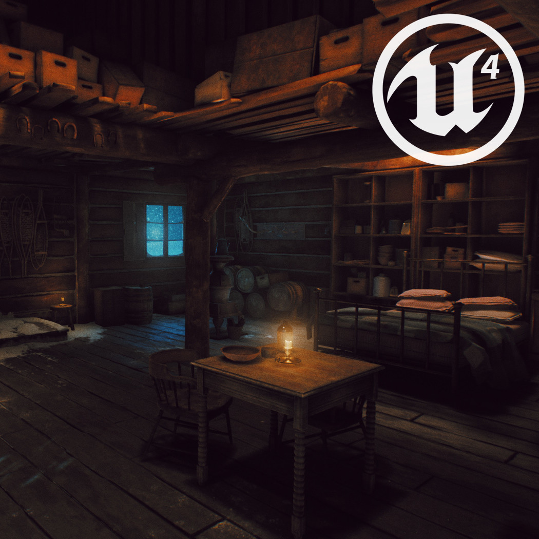 ArtStation - The Hateful Eight / Minnie's Haberdashery - UE4 Environment